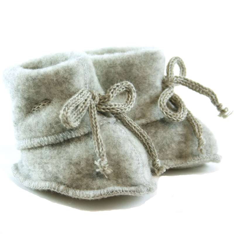 Engel Natur Baby Fleece - Pure Wool Fleece - Grey Melange